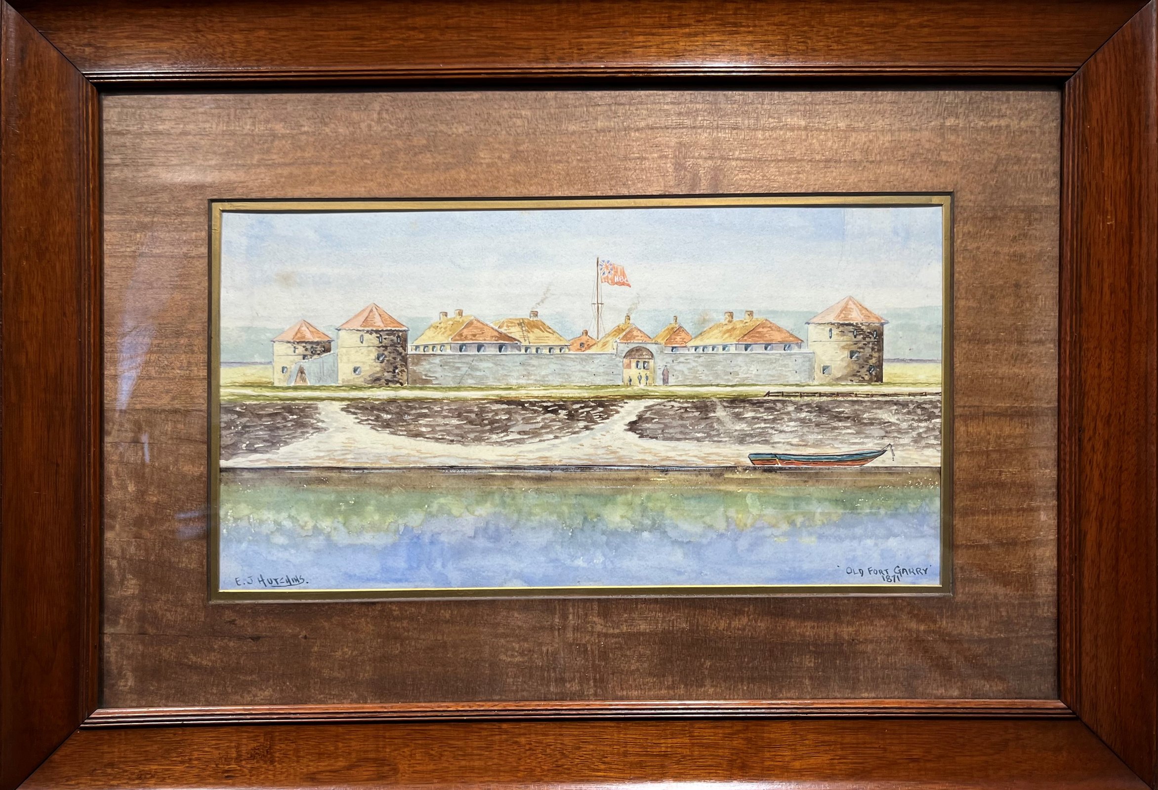 Old Fort Garry 1871 by Ernest J. Hutchins | Mayberry Fine Art