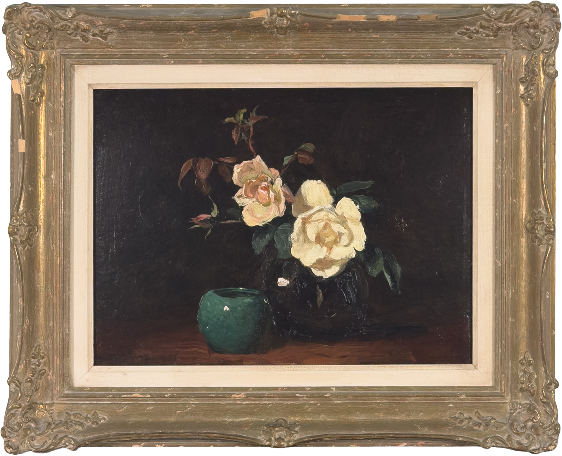 Still Life of Roses (with Malvina's Scheepers) by Frederick Simpson ...